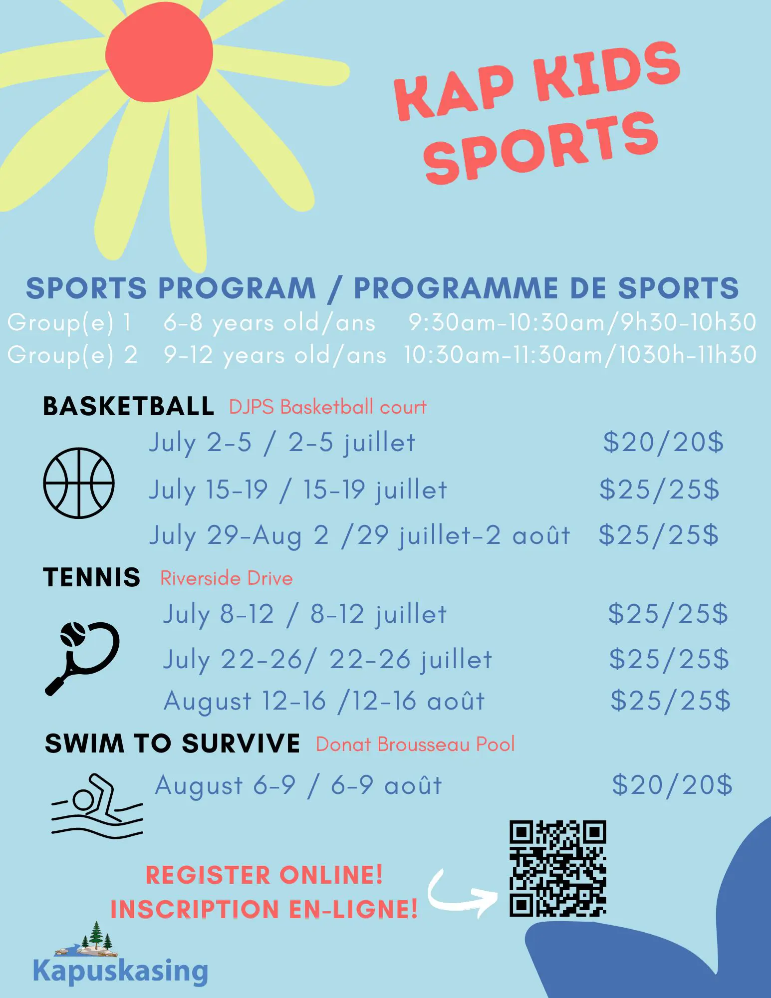 KAP KIDS Summer Playground Programs | Town of Kapuskasing